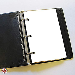 3 Hole Punch Half Letter Paper, Bright White Sheets, For 3 Ring Binders and Clipboards | 8.5 x 5.5 Inches | 24lb Bond, 60lb Text, 90 GSM | 250 Papers Per Pack