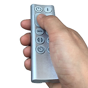 Replacement Remote Control Compatible for HP04 HP05 Dyson Pure Hot + Cool Purifying Fan Air Purifier/Heater (Silver)
