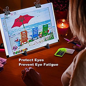 Portable Led A5 Painting Light Pad Tracing White LED Artcraft Light Box Bright Pad for Sketching, Diamond Painting (A5)
