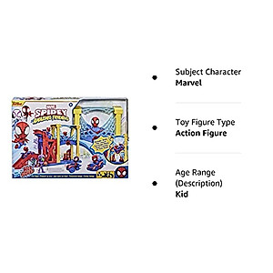 Marvel Spidey & His Amazing Friends Action Figures Superheroes + Villains (Choose Figure) (Web Squad City Chase Playset)
