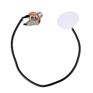 BQLZR 0.25inch Output Jack Guitar Pickup Piezo Transducer for Guitar Violin Pack of 3