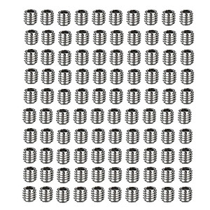 bnafes M2.5 x 3mm Stainless Steel Hex Grub Screw Internal Hex Drive Cup Allen Head Socket Point Set Screws for Door Handles100 Pcs