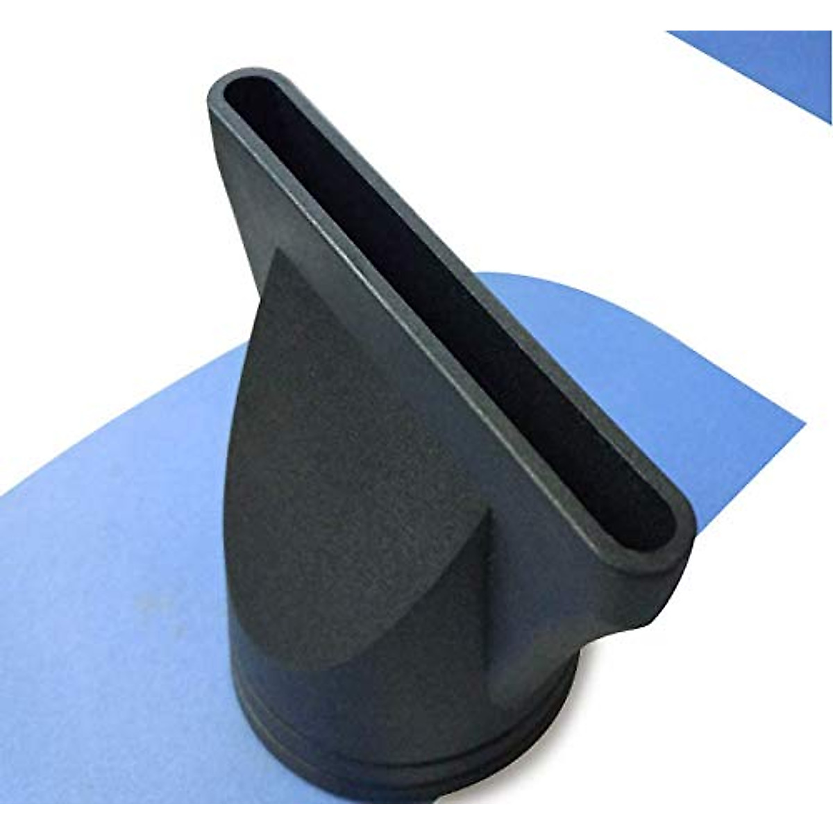 2Pcs Professional Plastic Salon Hair Dryer Nozzle Replacement Narrow Concentrator Replacement Blow Flat Hairdressing Styling Tool Hair Drying Nozzle Fit For Outer Diameter 4.5cm (Black)