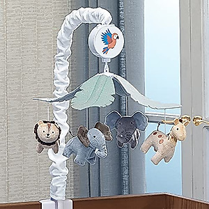 Lambs & Ivy Jungle Friends Musical Baby Crib Mobile Animals Soother Toy