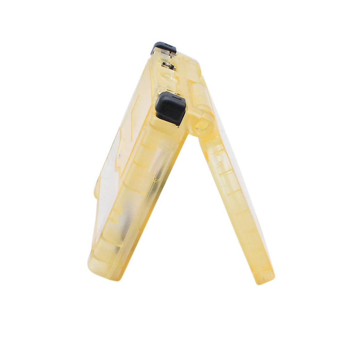 Meijunter Replacement Housing Shell Case for Gameboy Advance SP GBA SP Console(Transparent Clear Yellow)