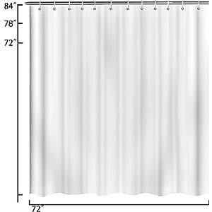 Coastal Sea Creature Shower Curtains,Farmhouse Blue Wooden Stripes Bath Curtain,Starfish Cloth Fabric Bathroom Decor Set with Hooks,78" Long