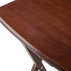 Winsome Oversize Snack Table Set, Walnut