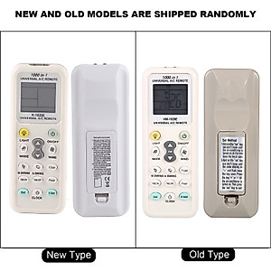 K-1028E Universal Remote Control for Most Air Conditioning, Air Conditioner Remote Control Replacement for Midea Gree LG