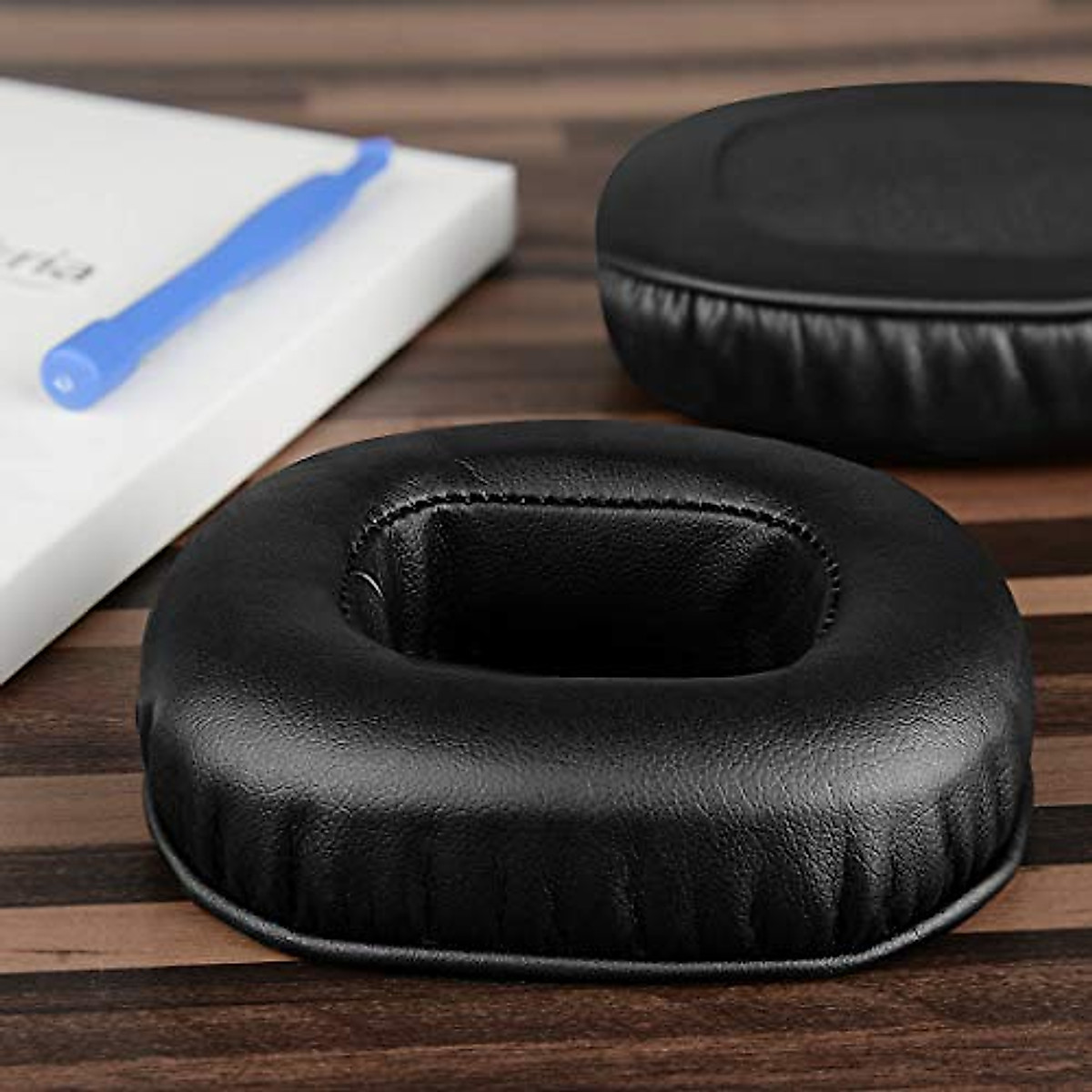 Geekria QuickFit Replacement Ear Pads for Razer Tiamat 2.2, Tiamat 7.1 Headphones Ear Cushions, Headset Earpads, Ear Cups Cover Repair Parts Not Fit Tiamat 7.1 v2