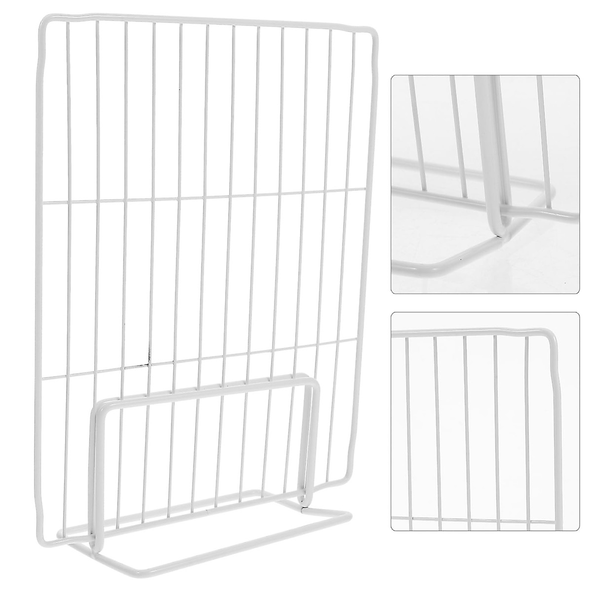 Veemoon Refrigerator Partition Board Freezer Wire Divider Iron Mesh Divider Drawer Separators Fridge Shelf Organizers Freezer Dividing Partition Plate