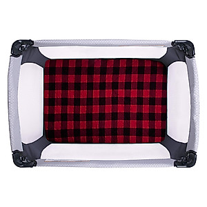 Trend Lab Quilted Jersey Playard Sheet, Buffalo Check