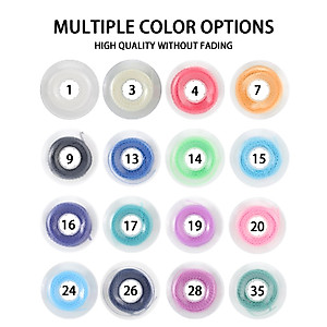 faruijie Colourful Elastic Power Chain for Braces Dental Orthodontic Powerchains 3 Sizes Ortho Rubber Band(Long,Black 9#)