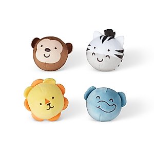 Melissa & Doug Rollables Safari Friends Infant and Toddler Toy (4 Pieces)
