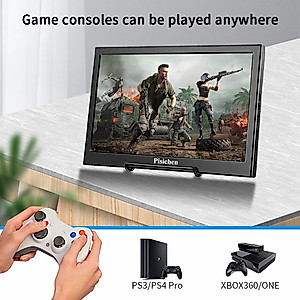 Pisichen 17.3 inch Portable Monitor, Full HD 1600x900 PC Monitor with USB HDMI Input, Compatible with Laptop,PC,PS4, PS3, Xbox Ones, Ras Pi