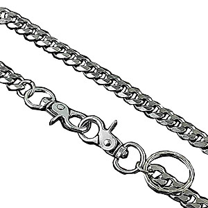 Never Fade Stainless Steel Biker Wallet Chain Punk Pants Key chain #s01