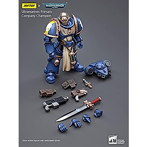 JOYTOY Warhammer 40K 1/18 Action Figure Ultramarines Primaris Company Champion Joy Toy Models