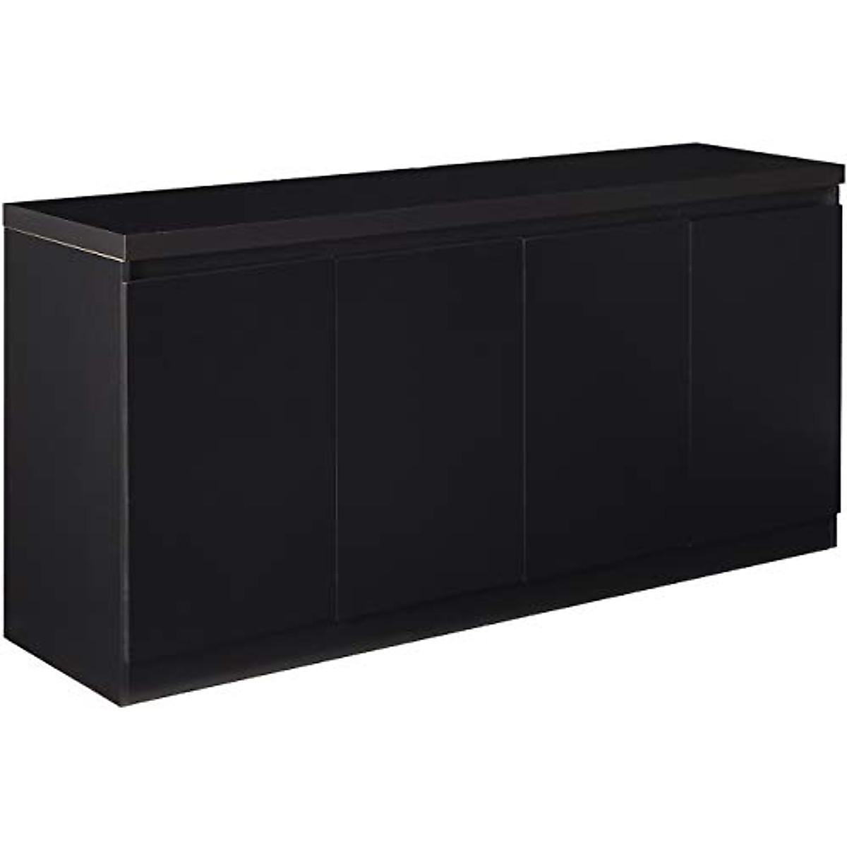 Manhattan Comforts Viennese Sideboard, Black Matte