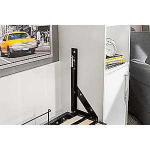 I-Semble Queen-Size Horizontal-Mount Murphy Bed Hardware Kit with Mattress Platform