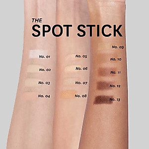 Jillian Dempsey Spot Stick Concealer | Easy Blending Matte Concealer for Blemishes & Uneven Skin Tones | Shade No. 01 Alabaster with Cool Pink Undertones