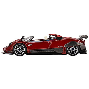 Pagani Zonda HP Barchetta Rosso Dubai Red Metallic Limited Edition to 2040 Pieces Worldwide 1/64 Diecast Model Car by True Scale Miniatures MGT00432