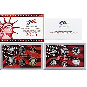 2005 S US Mint Silver Proof Set