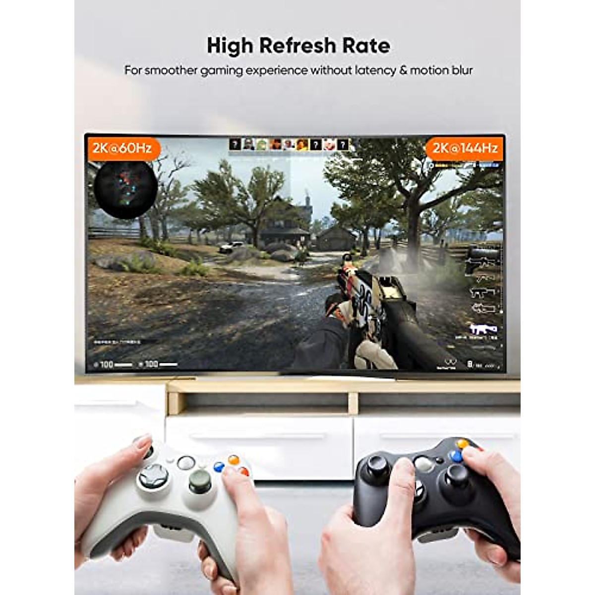 CableCreation USB C to HDMI Cable 6FT with HDR 4K@60Hz, 2K@144Hz, 2K@120Hz, USB Type C to HDMI Cable Thunderbolt 3 Compatible for MacBook Pro/Air, iMac, iPad Pro 2020, Galaxy S20 S10/Note 10