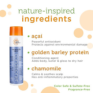 Earth Science - CERAMIDE CARE: Fragrance Free Conditioner for Sensitive Hair and Scalp, 2 Pack (10 oz.)