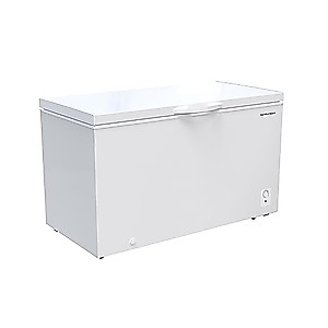 Hamilton Beach HZ4941 14 cu ft Upright Convertible Fridge/Freezer-Frost Free-Reversible Door-Removable Glass Shelves-LED Interior Light, White