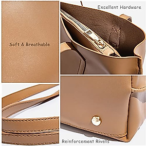 Women Tote Handbags, Soft Hobo Shoulder Purse Top Handle Satchel Bags Large Capacity for Work, Travel, Gift etc, Light Blue