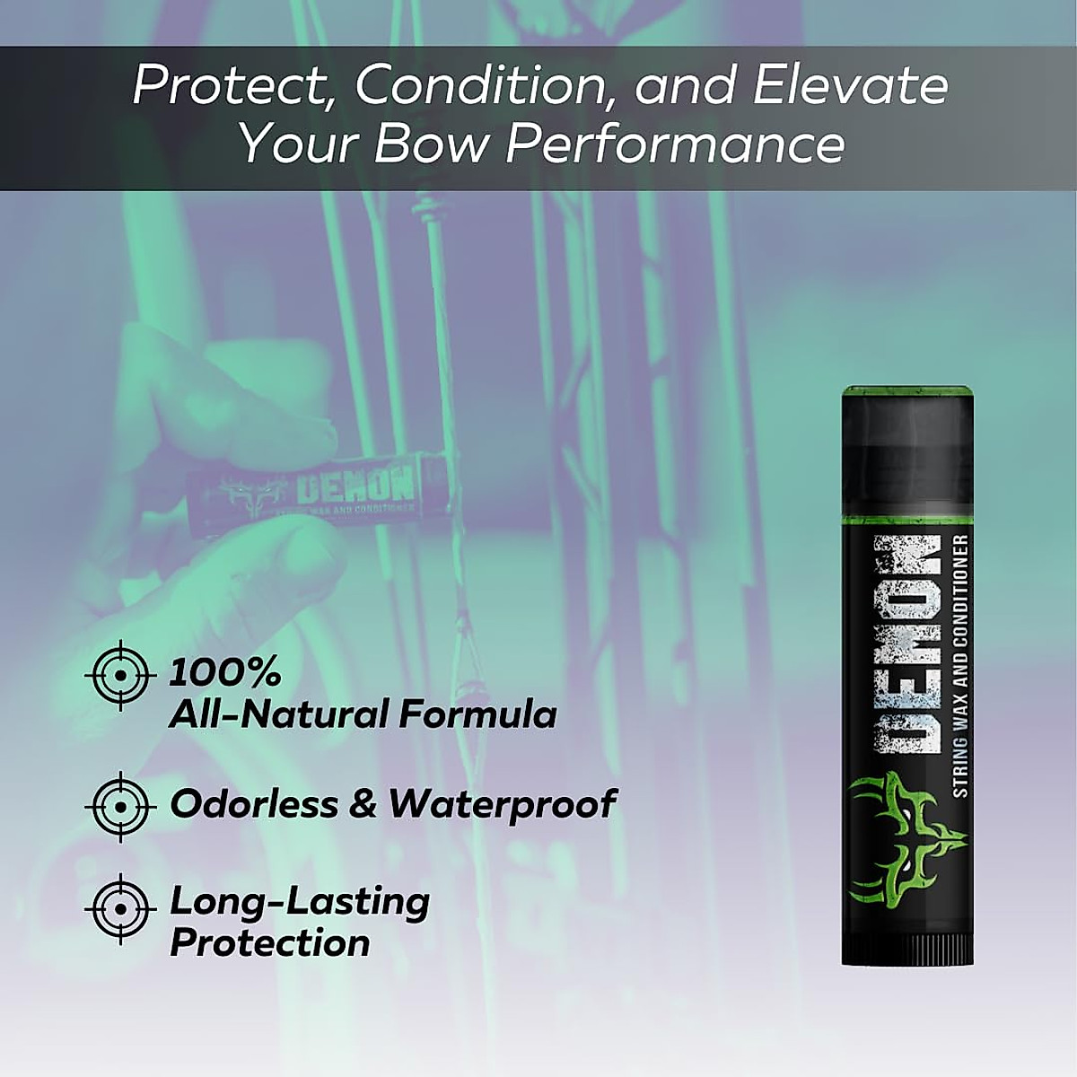 Scent Assassin Bow String Wax & Conditioner - Crossbow Wax - Archery Wax String - 0.15oz (4.25g)