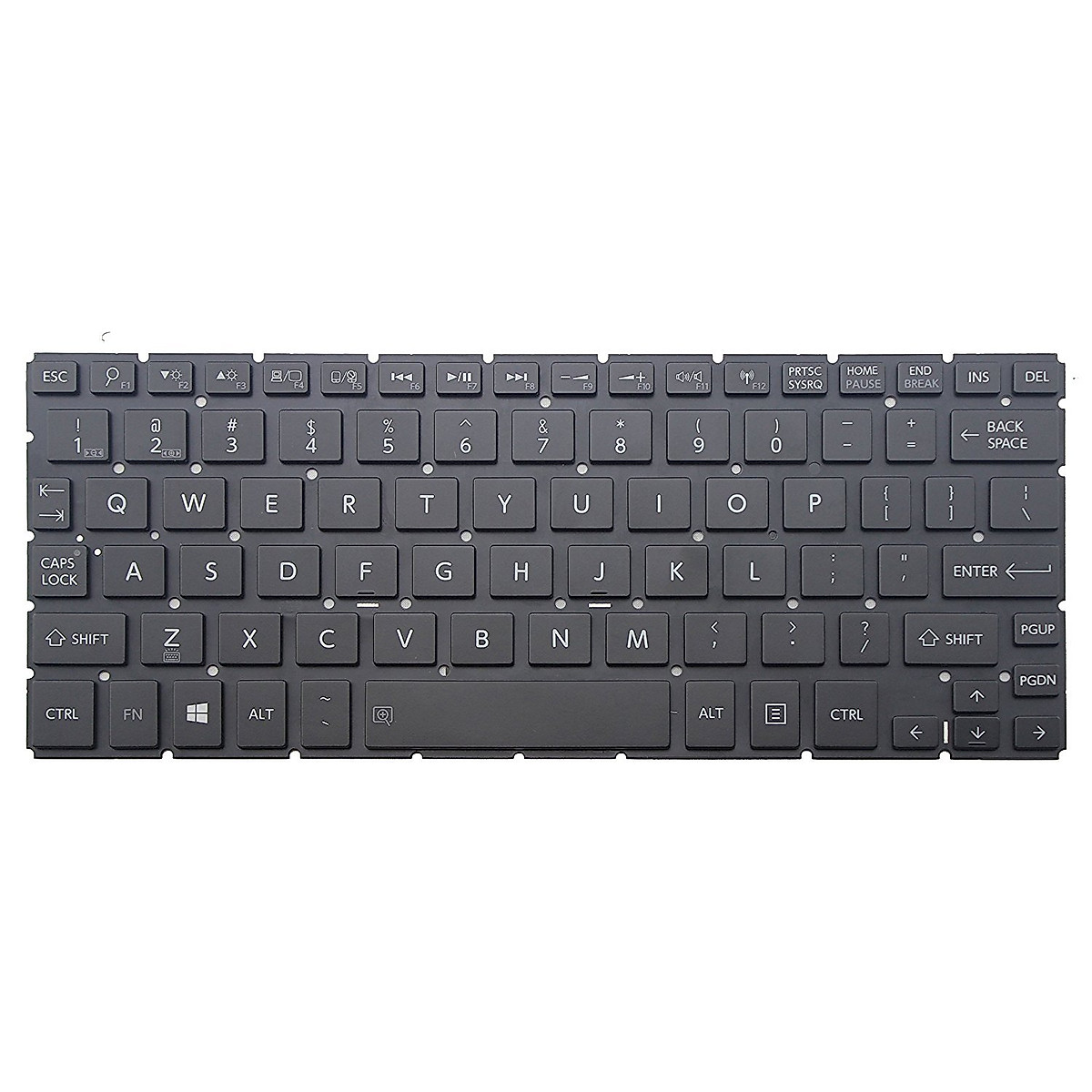 New for Toshiba Satellite Radius P20W-C US Black Backlit Keyboard