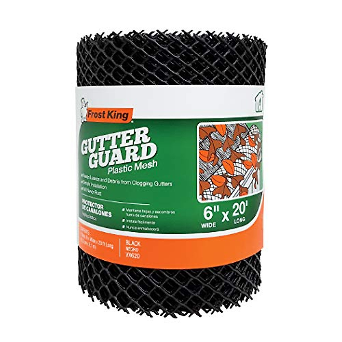 Frost King VX620 6"x20' Plastic Gutter Guard