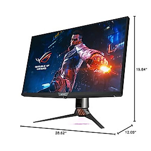 ASUS ROG Swift 32” 4K HDR Gaming Monitor - 144Hz DSC, UHD (3840 x 2160) PC Monitor, Mini-LED IPS with G-SYNC Ultimate, Local Dimming, Ideal for Desktop and Computer Monitor Black - - PG32UQX