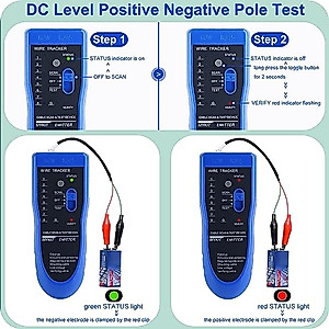 mykit Multi-Function Network Cable Tester RJ45 RJ11 Wire Ethernet Tracer Remote Toner Tool Kit with Bag Probe Audio Tone for LAN CAT5 CAT6 Tracker Telephone Line Finder Speed Check Home Repair
