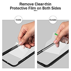 UNPEY Case for Samsung Galaxy A52 5G, Galaxy A52 Case with Built in Screen Protector, Full Body Shockproof Phone Case Rugged Protective Cover for Samsung Galaxy A52 5G / A52 4G (Black)