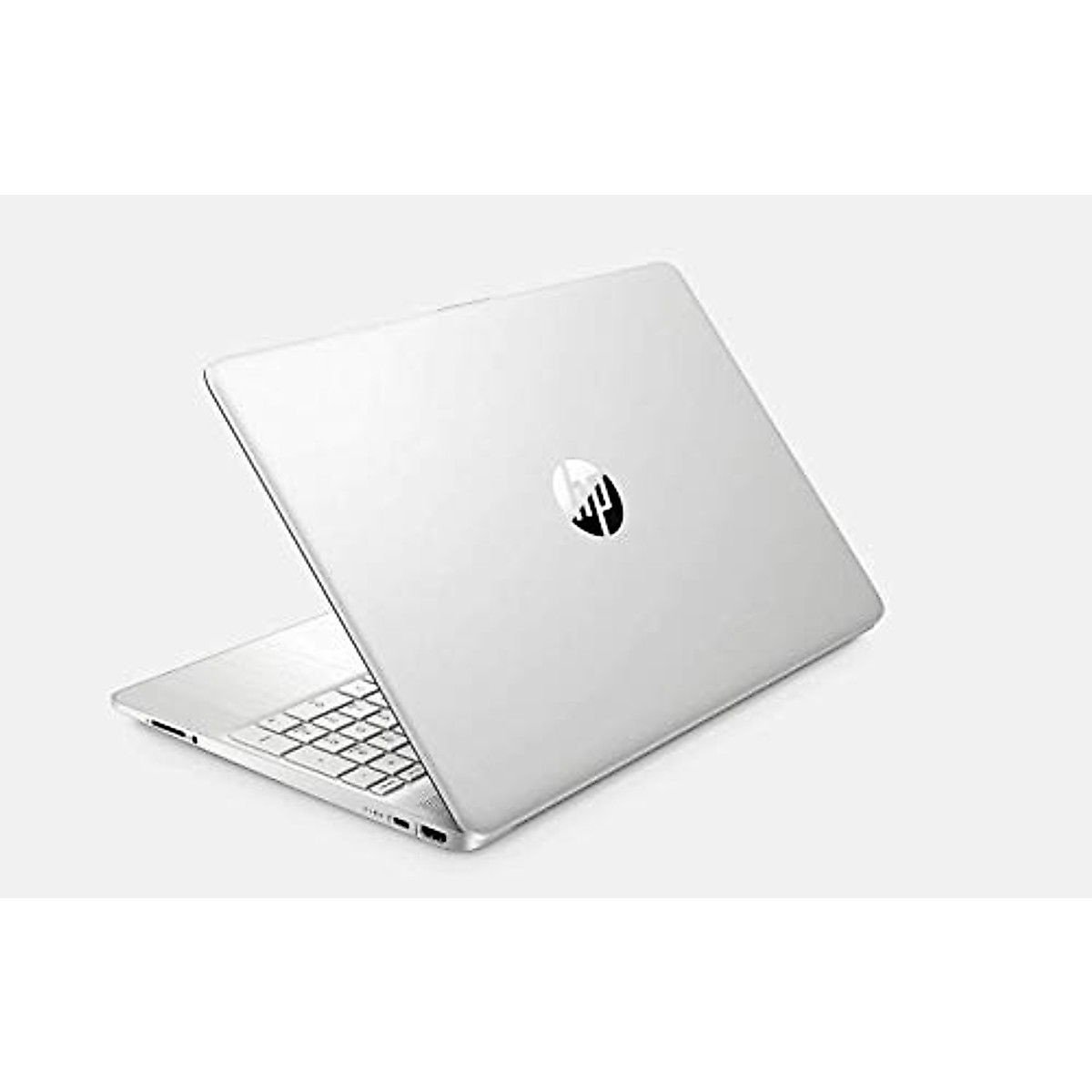 HP 2021 Laptop Computer 15.6" HD Screen, AMD Athlon 3050U 8GB RAM 128GB SSD HDMI Wi-Fi Webcam Silver Win 10 | School Essential Bundle: 1-Year Office 365, Wireless Mouse, Sleeve, VATTE HDMI Cable