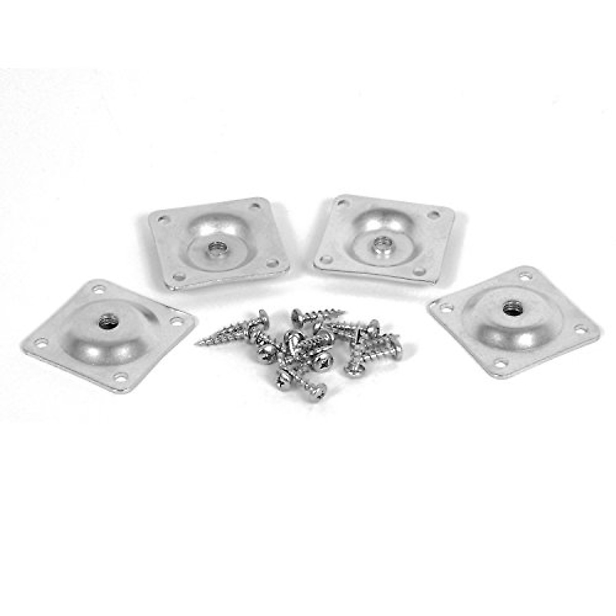 Leg Daddy 5/16" T-Plate Sofa Leg Attachment Plates, Set of 4
