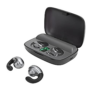 FOSA Bluetooth Headphones Wireless, Waterproof Sports Earphones with Semi in Ear Design, Over Ear Earhooks Headset for Running Workout