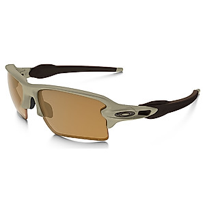 Oakley Men's Oo9188 Flak 2.0 XL Polarized Rectangular Sunglasses, Bronze, X-Large