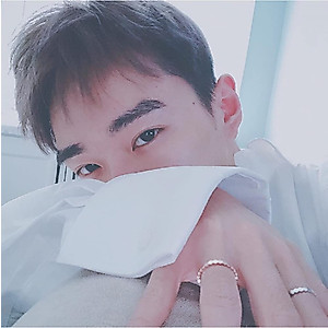 Detail 18K Plated Platinum/Rose Gold Cute Bee Honeycomb Ring Minimalist Women's Geometric 3PCS Set Shiny Cubic Zirconia Diamond Hexagonal Ring Wedding Anniversary Eternity Ring (8#, Platinum)