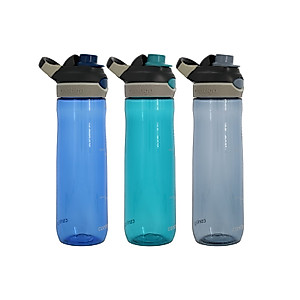 Contigo, Monaco/Scuba/Stormy Weather, 3-Pack AUTOSPOUT Water Bottles, 24oz