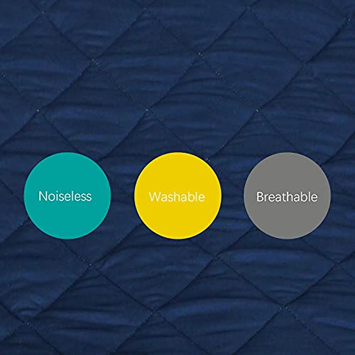 Sheet for Regalo My Cot Portable Toddler Bed, Joovy Travel Cot (Sheet Only, Bed not Included), Navy/Standard Size Daycare/Pre-Shcool Cot Kids Nap Mat Sheet 23" x 51", Navy