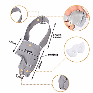 FSHERO Bunion Corrector for Women,Toe Straightener Pain Relief Socks,Bunion Splint,Non-Surgical Hallux Valgus Corrector for Day and Night(Large,Skin)
