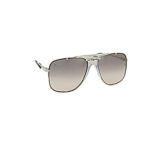 Gucci Womens Silver Silver Grey Fashion Designer Eyewear