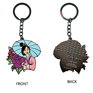 Loungefly Disney Mulan Floral Tattoo Keychain