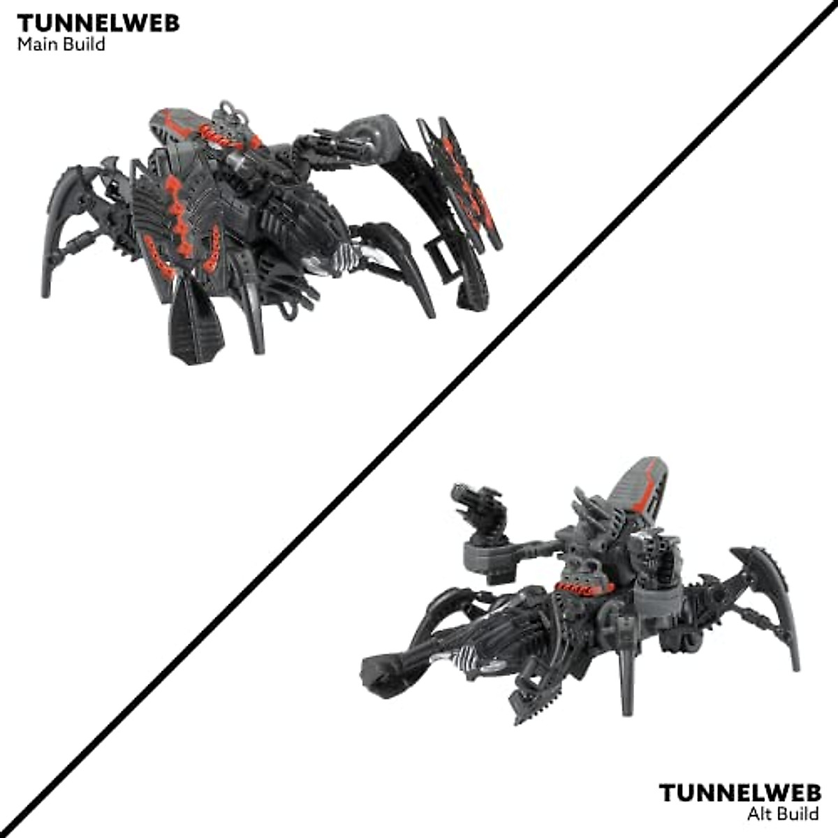 Snap Ships Komplex Tunnelweb K.L.A.W. Spider Mech - Build to Battle - Make 2 Different Builds - Ages 8+