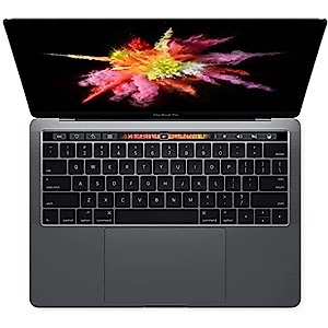 Mid 2017 Apple MacBook Pro Touch Bar with 3.1GHz Core i5 (13 inches, 1TB SSD, 16GB RAM) Space Grey (Renewed)