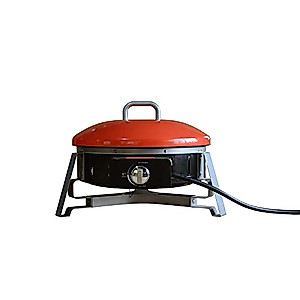 CRAFTSMAN 23" Gas Fire Pit Bowl with Locking lid & Pumice Stones Portable for car Camping, RVing, Tailgating, Backyard Patio fire Pit