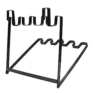 Household Waste Garbage Bag Hanging Rack Rubbish Bag Holder Kitchen Cabinet Bag Rack Holder Accessory Waste Bag Rack Kitchen Supplies(Black)