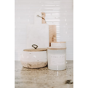 Sand + Fog Scented Candles - Vanilla Tobacco - Additional Scents and Sizes - 3 Wicks 100% Cotton Lead-Free - Luxury Air Freshening Jar Candles - Perfect Home Decor - 21 oz